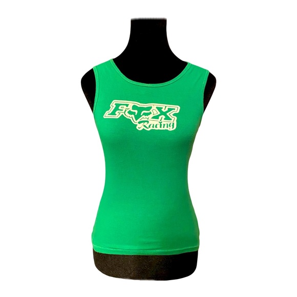 Fox | Tops | Fox Racing Green Tank Top | Poshmark
